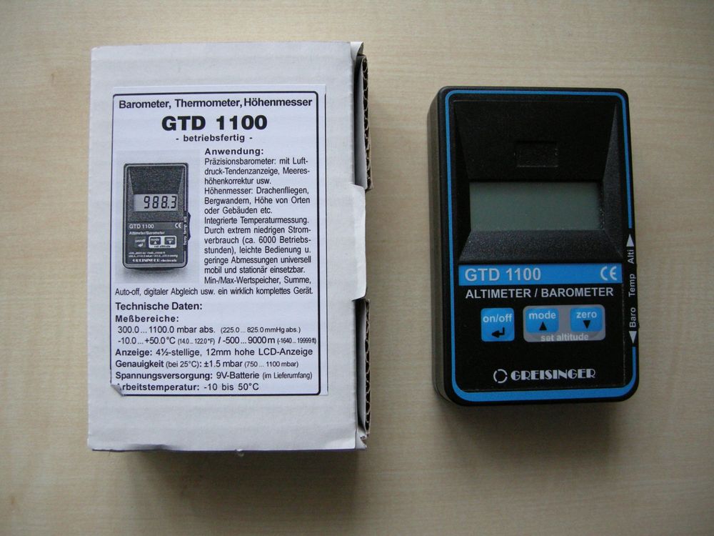 Greisinger GTD 1100 (Gebraucht) in Fulenbach für CHF 35 – mit Lieferung ...