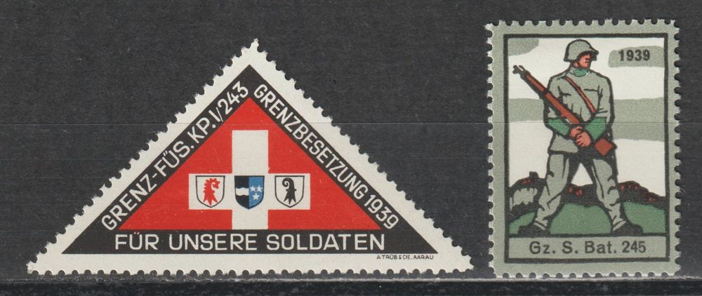 Grenztruppen Nr. 156/1 + 166/1 * (Gebraucht) in Siebnen für CHF 0.3 – mit Lieferung auf Ricardo ...