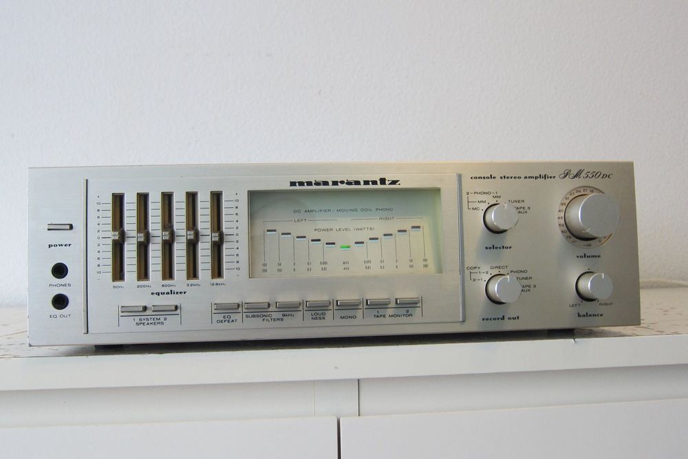 MARANTZ PM 550 DC console stereo amplifi (Gebraucht) in Fahrweid für ...