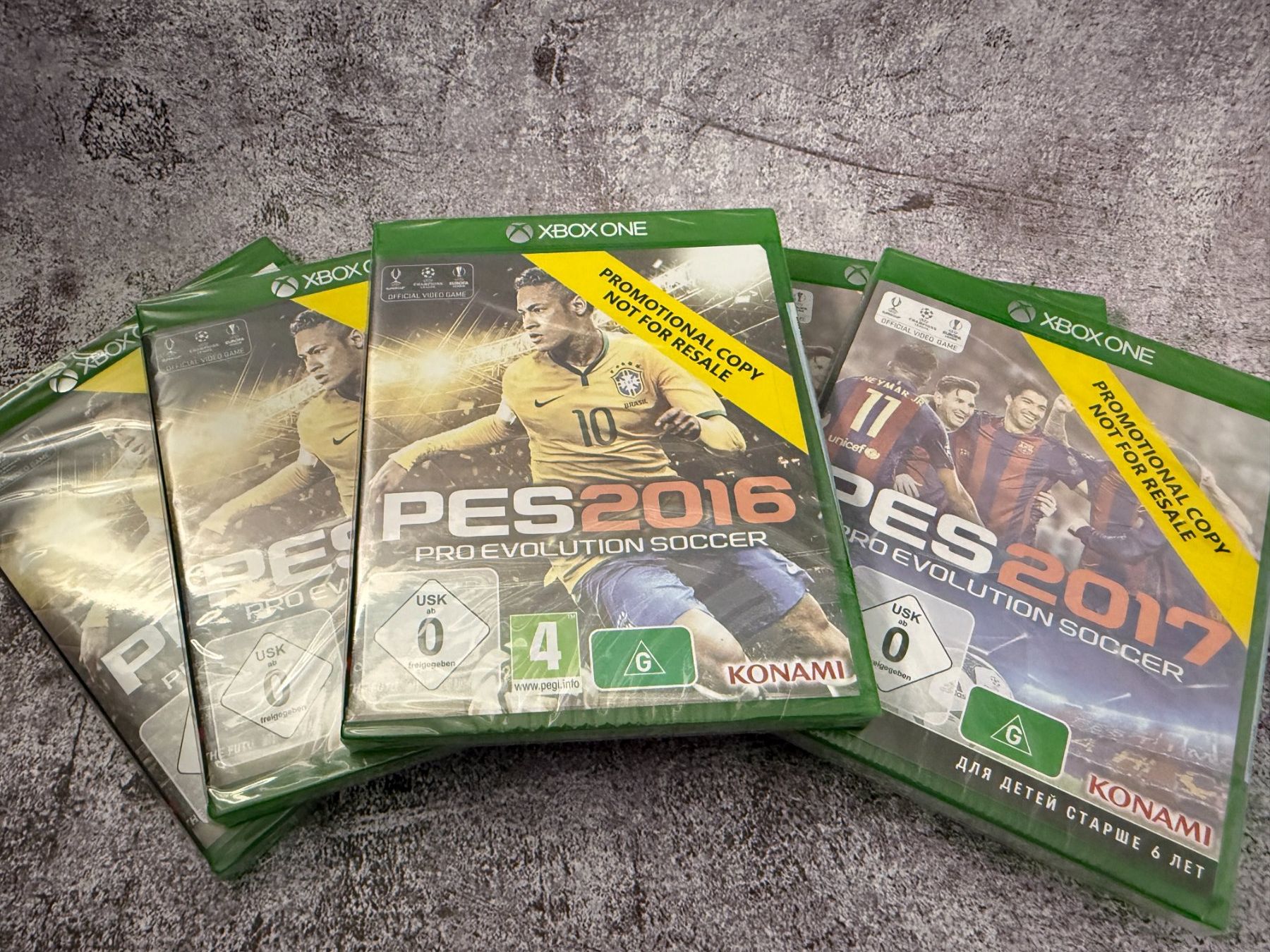 5 Stk. Pro Evolution Soccer 16/17 Promtional Copy I Xbox I (Neu und ...