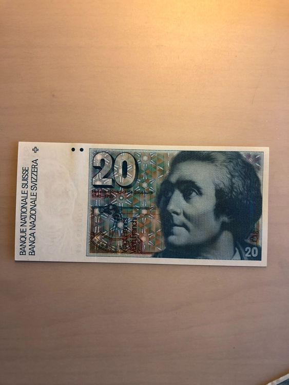 alte CHF 20.00 Note (Neu (gemäss Beschreibung)) in Krauchthal für CHF 17.5 – mit Lieferung auf ...