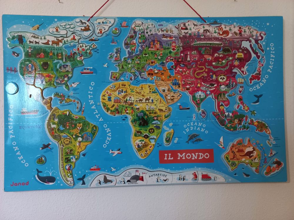 Puzzle mappamondo (Gebraucht) in Giubiasco für CHF 15 – mit Lieferung auf Ricardo kaufen