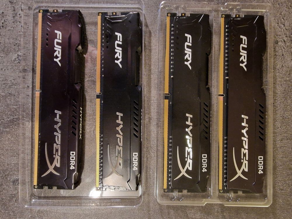 HyperX Fury 4x8 GB 2400 MHz DDR-4 RAM, DIMM | Kaufen auf Ricardo