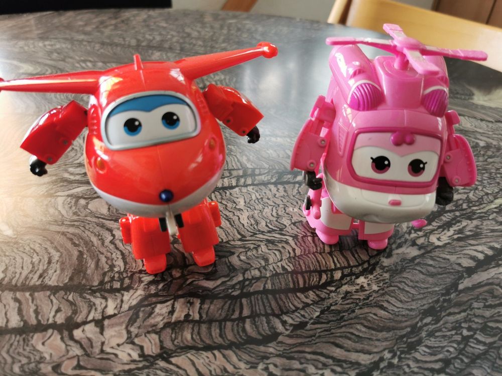 Super Wings Jett und Dizzy Transformers Spiel Figurenre | Kaufen auf ...