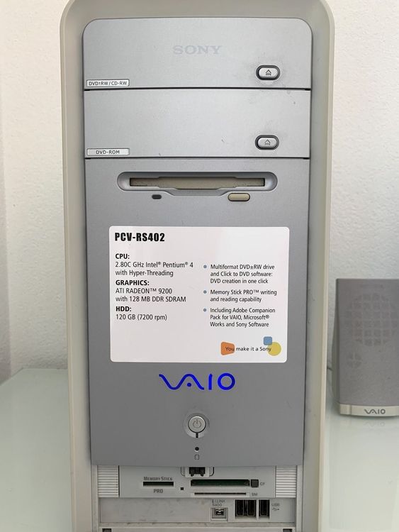 SONY VAIO PCV-RS402 Desktop PC Set (Gebraucht) in für CHF 350 – nur ...