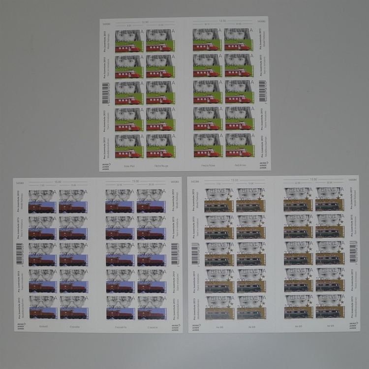 2013 PJ: J409-J411 in Zierbogen-Serie ungebraucht Kat 2000.- (Gebraucht ...