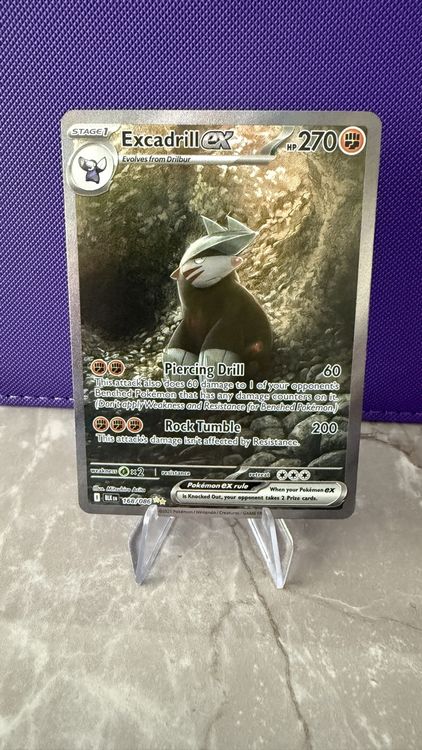 Pokemon TCG Excadrill ex 168/086 SV11B Black Bolt SIR Specia (Neu ...