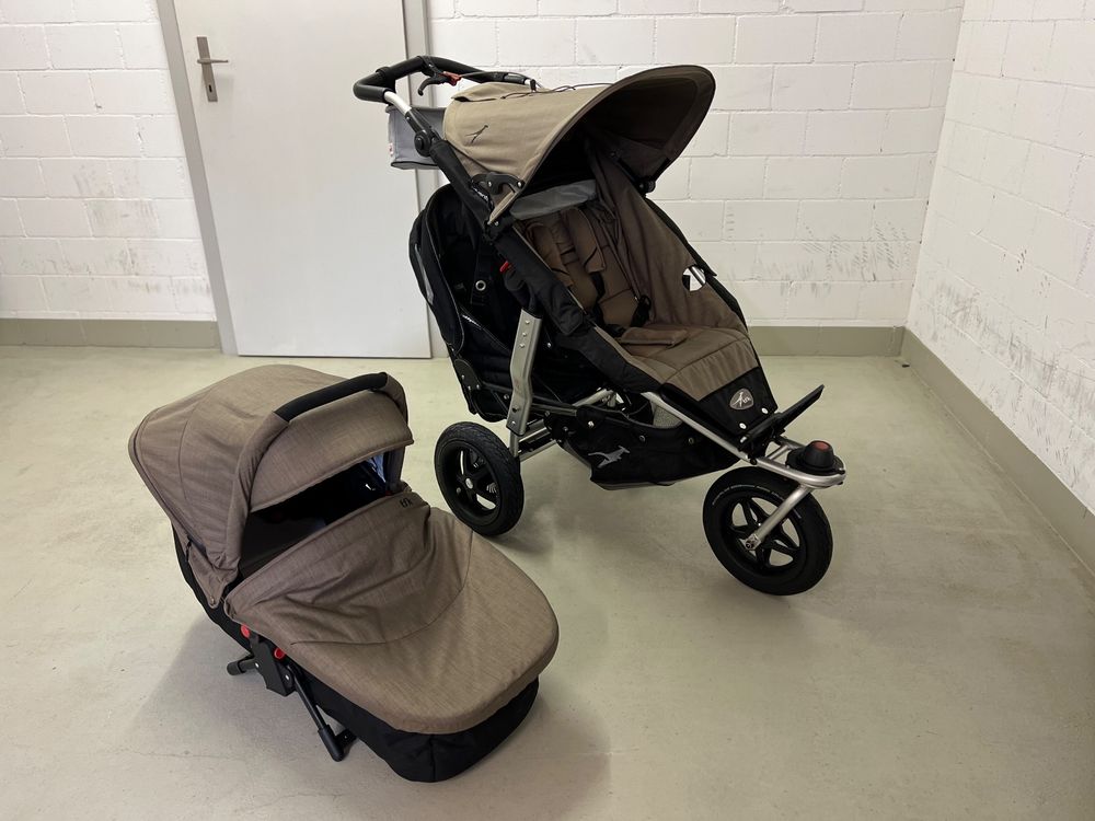 TFK Joggster adventure mit Babywanne MultiX und Buddyseat (Gebraucht ...