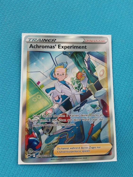 Achromas' Experiment - Crown Zenith Full Art Galarian Galler (Gebraucht ...