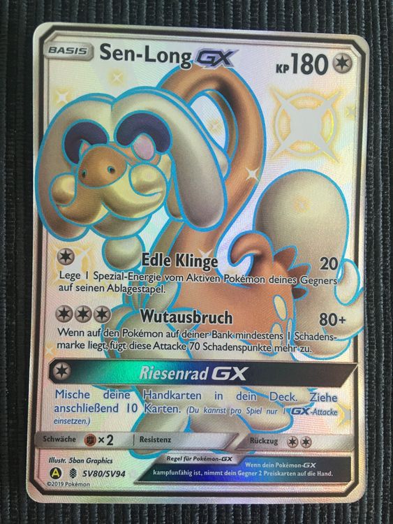 Pokemon Sen Long GX Shiny Hidden Fates Mint Deutsch | Kaufen auf Ricardo