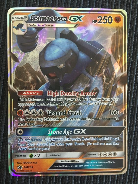 Pokemon Carracosta GX Sun Moon Promo Near Mint | Kaufen auf Ricardo