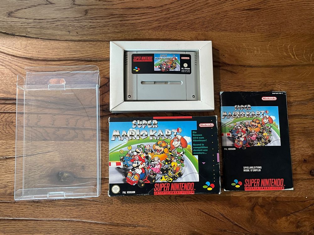 Super Mario Kart - SNES PAL - guter Zustand Nostalgiealarm ! (Gebraucht ...