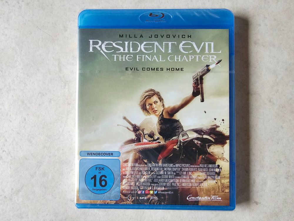 Resident Evil - The Final Chapter /Fabrikneu /Evil Come Home (Neu und ...