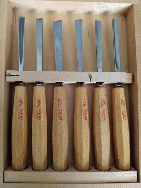 komplettes Holz-Schnitzer-Set - 10 Schnitzermesser (Neu (gemäss ...
