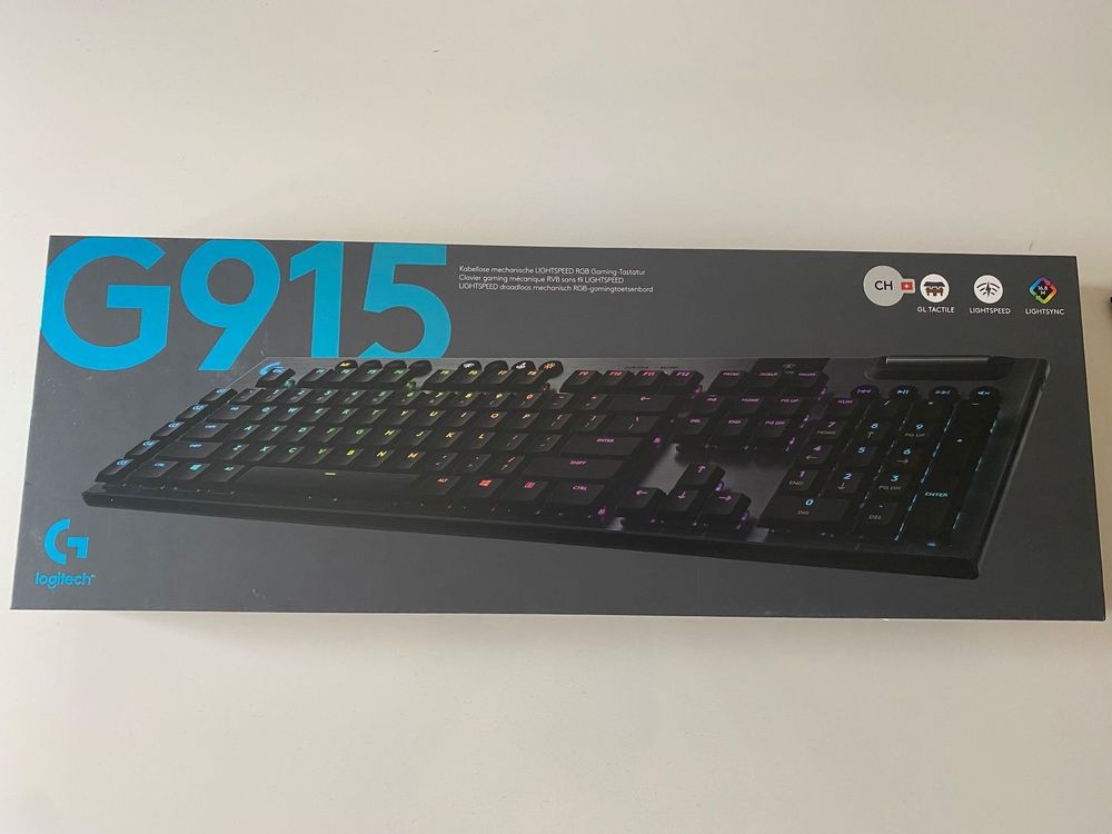 Logitech G915 Original box (unopened) CH layout (Neu und ...