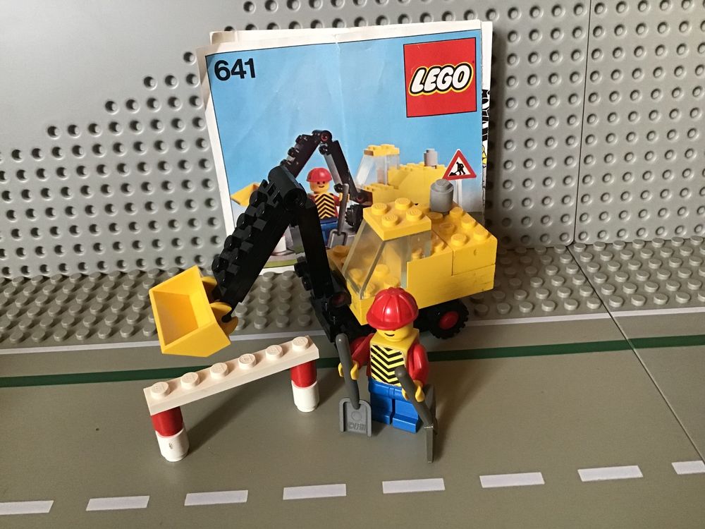 LEGO Bagger Set 641 Bauanleitung Figur Steine Vintage (Gebraucht) in ...