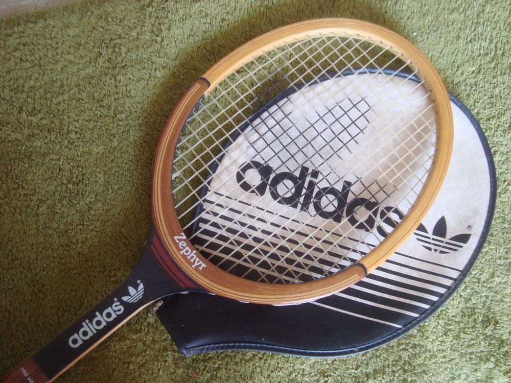 vintage 80iger years adidas Tennis Racket "Zephyr",L3 besp. (Neu ...