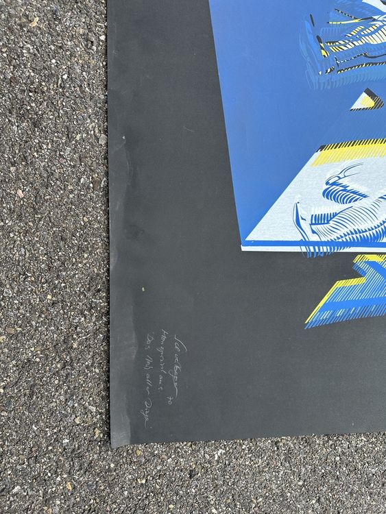 grosse signierte Grafik (Gebraucht) in Zürich für CHF 50 – nur Abholung ...