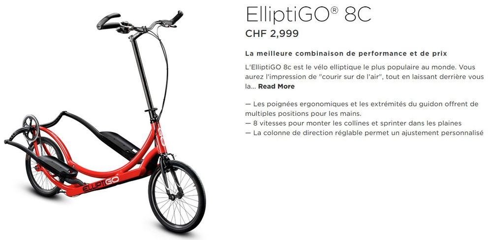Elliptigo - Vélo elliptique | Kaufen auf Ricardo