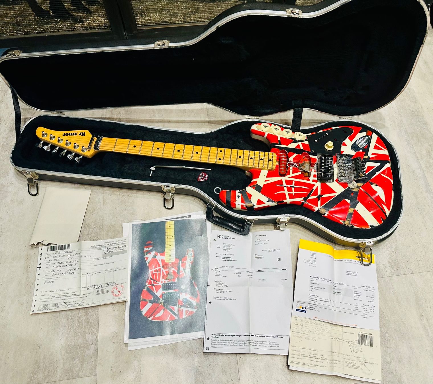 Eddie Van Halen ROCK LEGEND CUSTOMADE STRAT RELIC EVH USA (Gebraucht ...