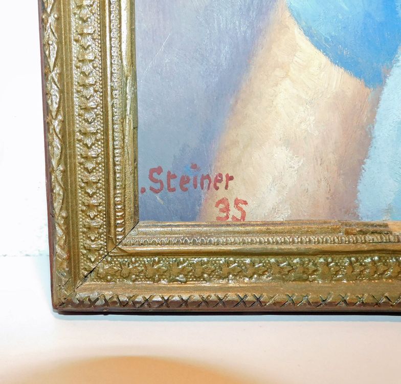 Rausverkauf Kunst Portrait R Steiner Ölgemälde signiert 1935 (Gebraucht) in Sursee für CHF 250 ...