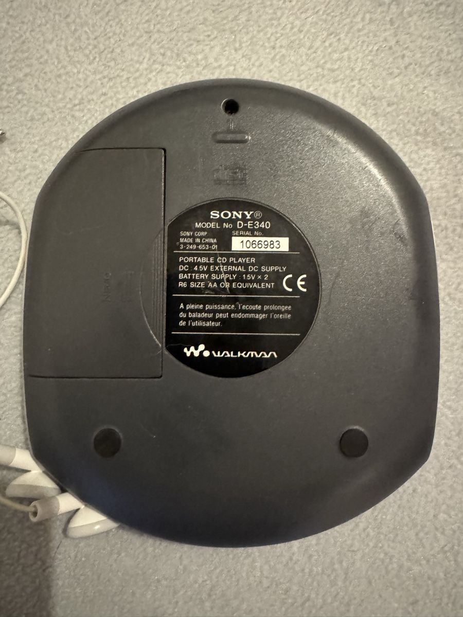 Sony Walkman D-E340 CD-Player tragbar - Top Zustand! (Gebraucht) in ...
