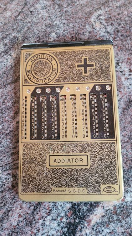 ADDIATOR mechanische Rechenmaschine Addition und Subtraktion (Gebraucht) in für CHF 20 – mit ...
