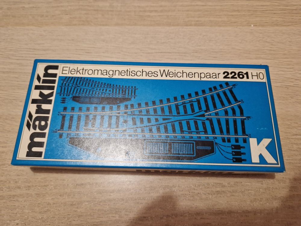 Märklin 2261 Weichenpaar K H0 OVP NEU (Neu und originalverpackt) in St-Aubin-Sauges für CHF 39 ...