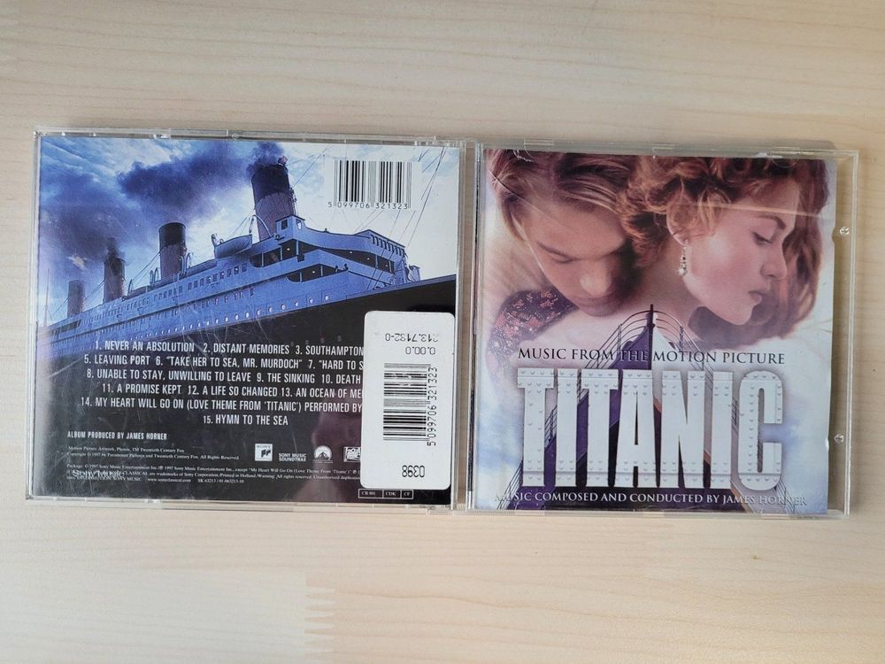 CD Soundtrack - Titanic, 1997 (Gebraucht) in Nebikon für CHF 0.5 – mit Lieferung auf Ricardo kaufen