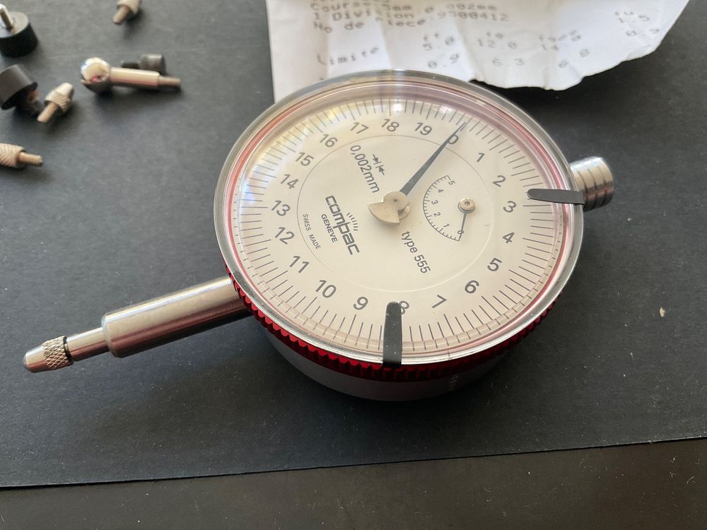 Compac Messuhr Type 555 Geneve mit Zubehör in OVP | Kaufen auf Ricardo
