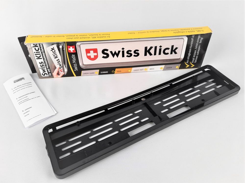 SWISS KLICK Fix- und Wechselnummer - Rahmen (Neu (gemäss Beschreibung ...
