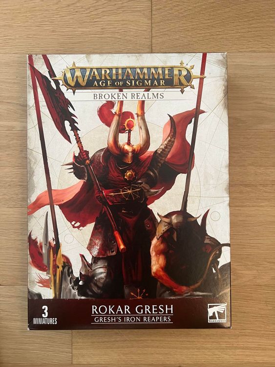 Warhammer age of sigmar rokar gresh - 3x chaos chariot (Neu (gemäss ...
