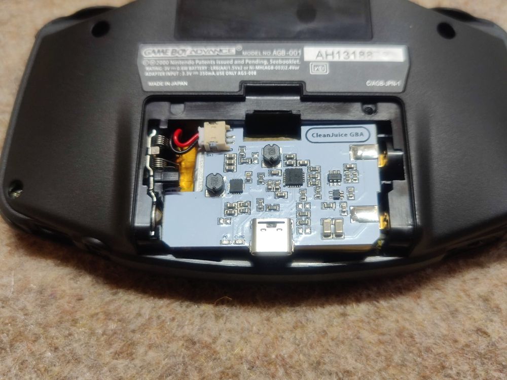 Gameboy Advance - IPS Display + USB-C MOD + HDMI Out Mod (Neu (gemäss ...