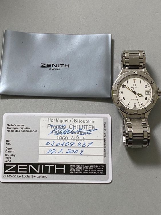 ZENITH ESPADA | Kaufen auf Ricardo