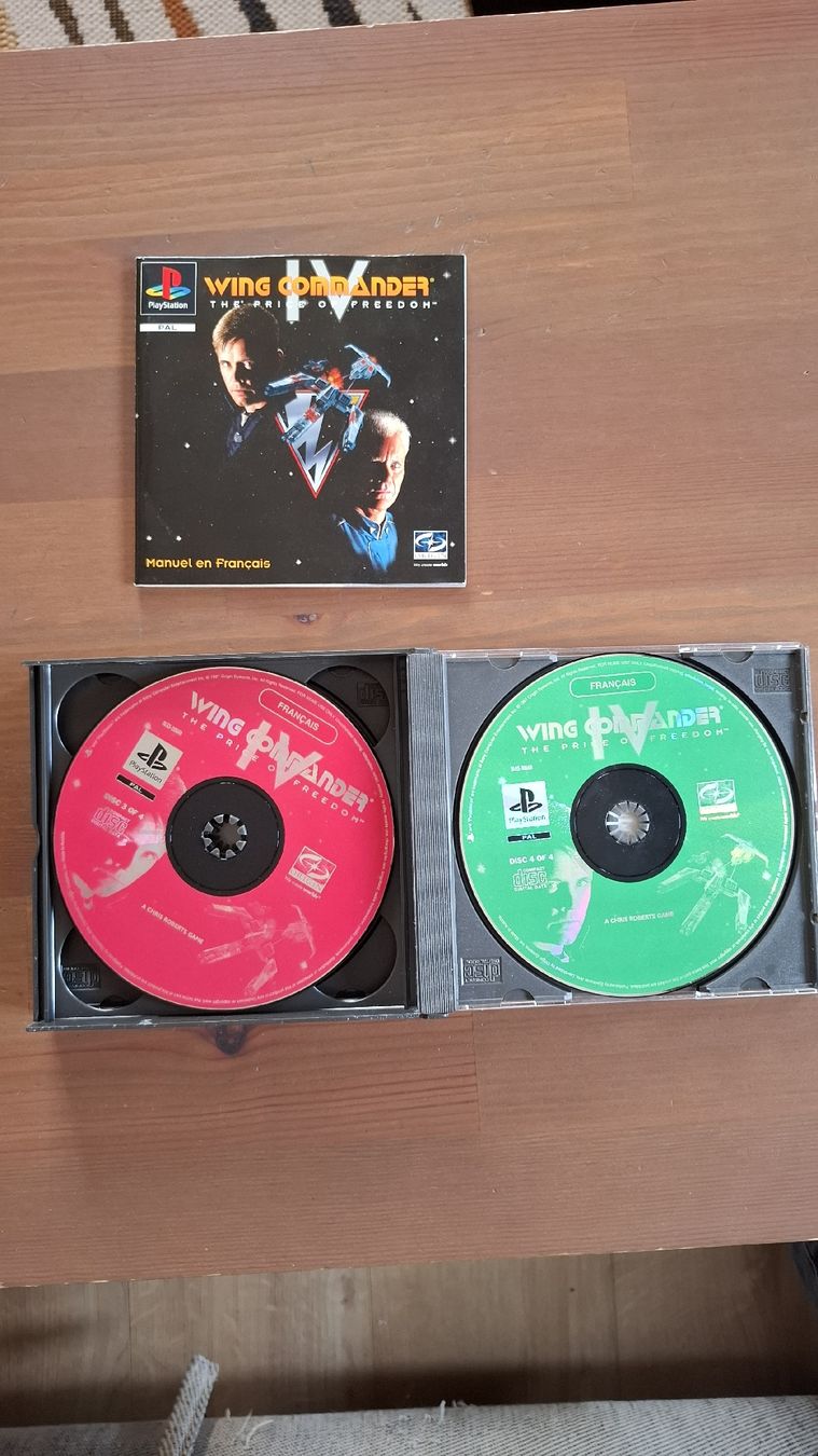 Wing Commander IV : Le Prix de la Liberté - PS1, Complet (Gebraucht) in ...