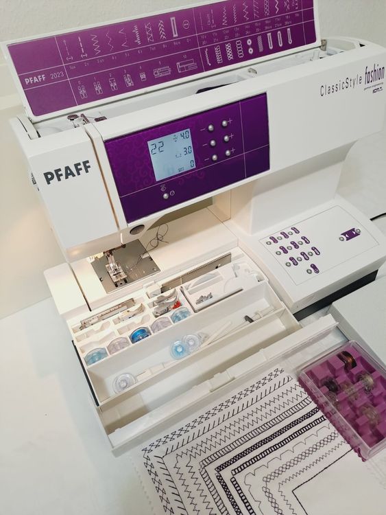 PFAFF CLASSICSTYLE MIT IDT GARANTIE 3MT FRISCH REVIDIERT | Kaufen auf ...