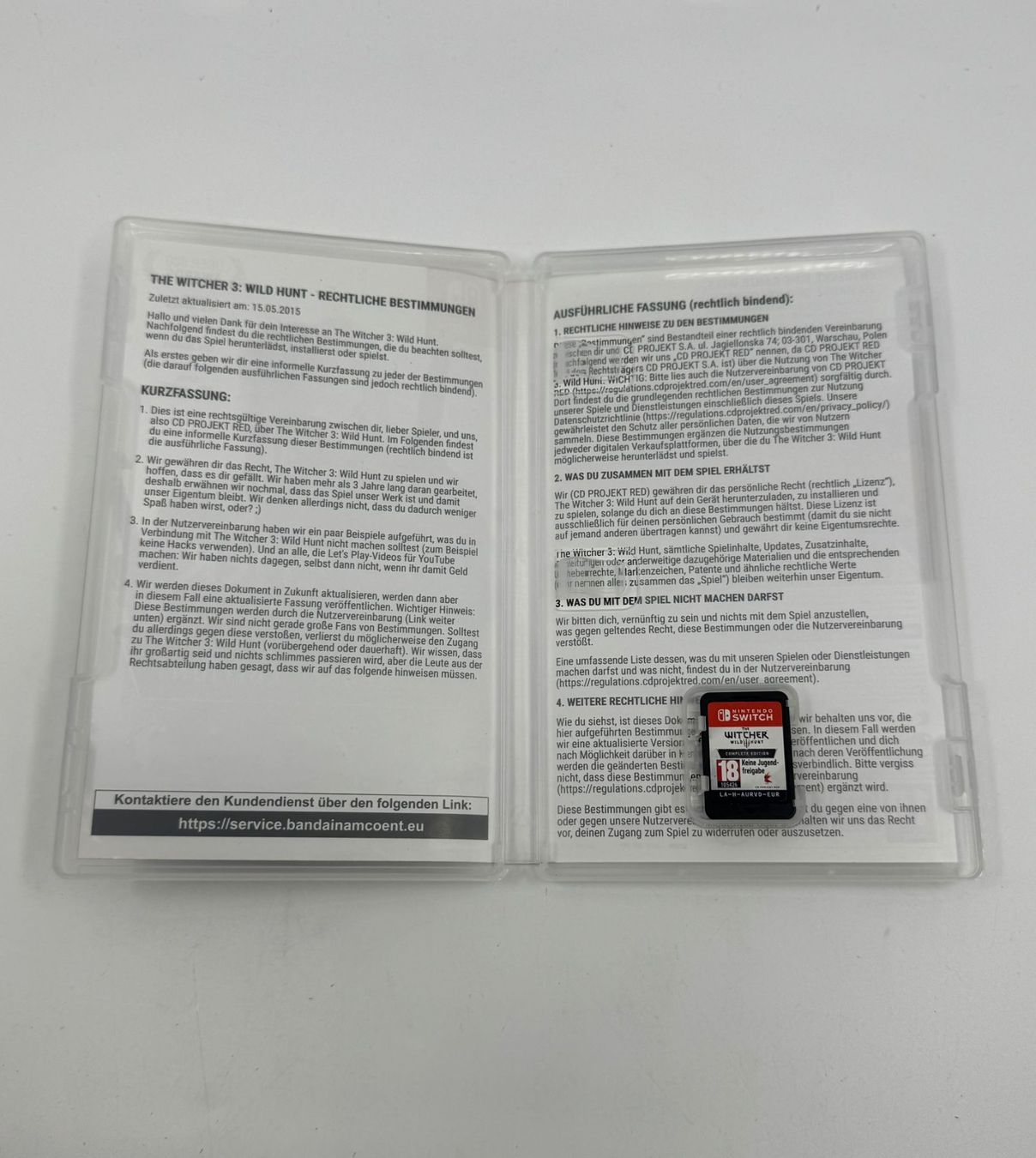 The Witcher Wild Hunt III (Complete) (Nintendo Switch) (Gebraucht) in ...