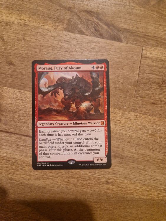 Moraug, Fury of Akoum - Magic: The Gathering Card ZNR (Neu (gemäss ...