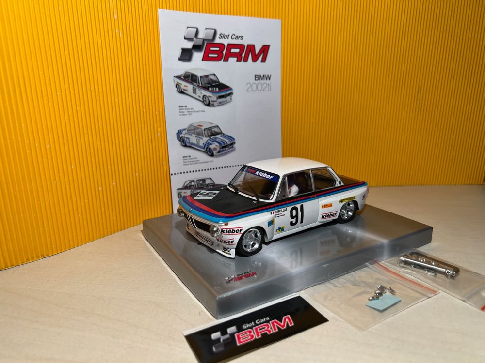 BMW 2002 Le Mans 24 Hours 1975 BMW Design/Heidegger BRM 1:24 (Neu und originalverpackt) in Uzwil ...
