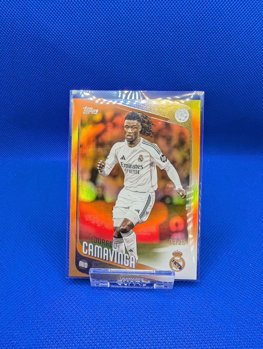Eduardo Camavinga - Real Madrid Card Topps Orange /25🔥 rare (Neu ...