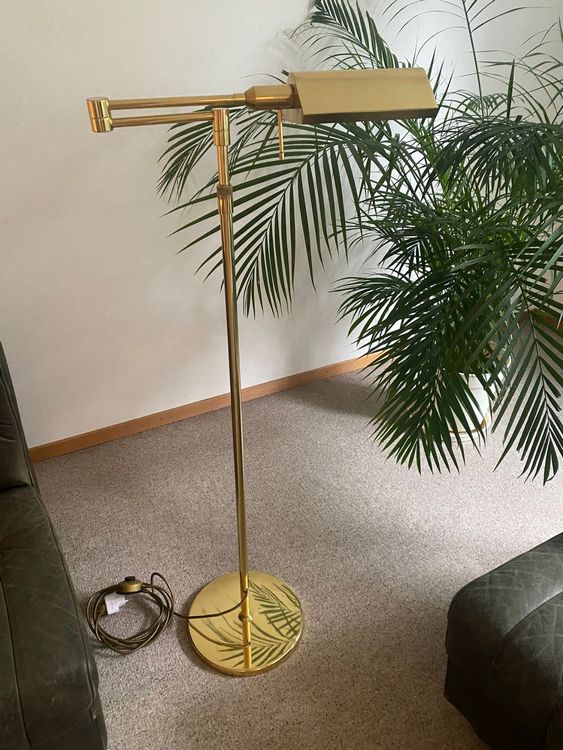 Design Messing Stehlampe Vintage 70er | Kaufen auf Ricardo