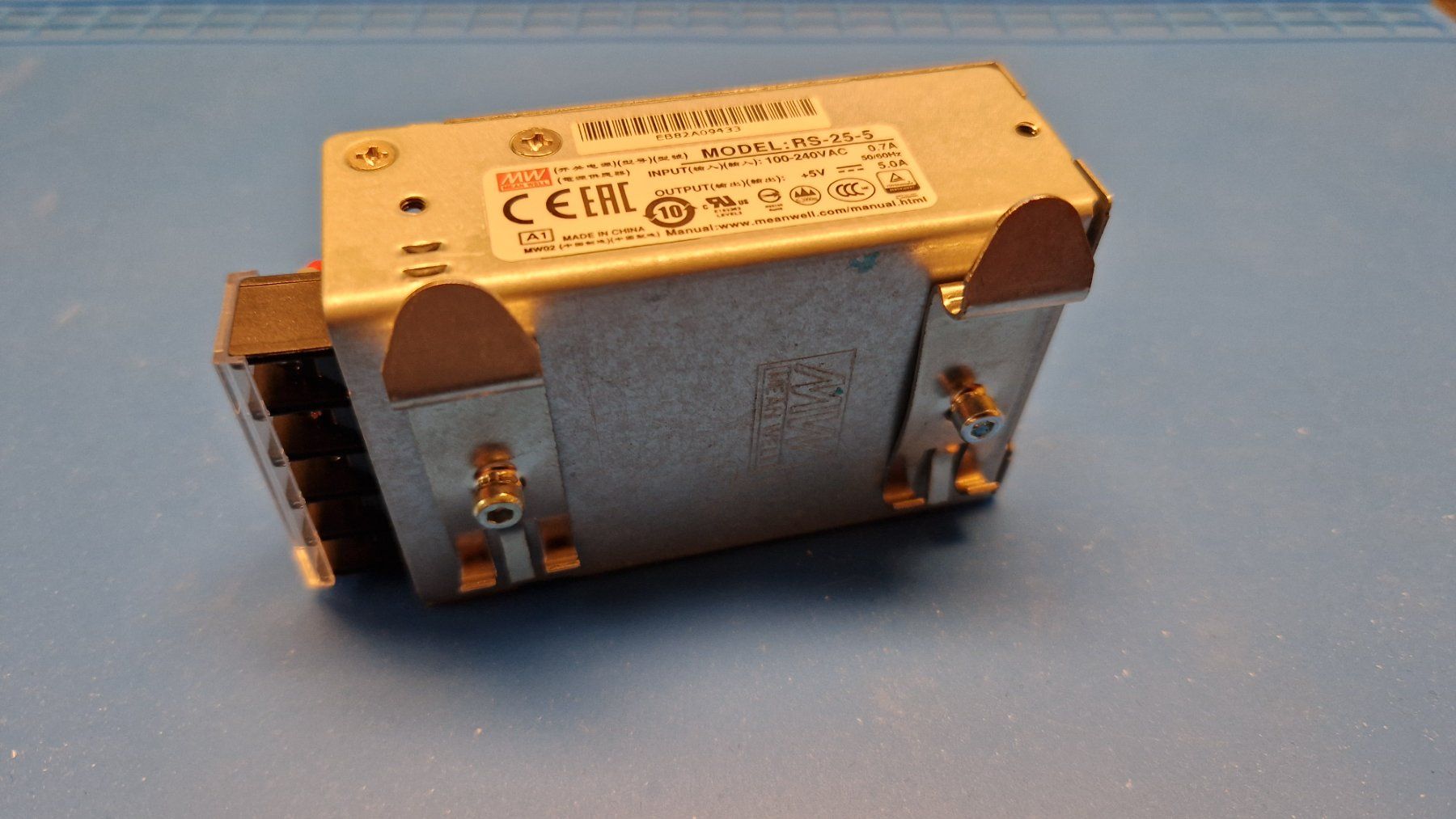 MeanWell Chassisnetzteil 25 W (5V/5A) WLED Model: RS-25-5 (Gebraucht ...