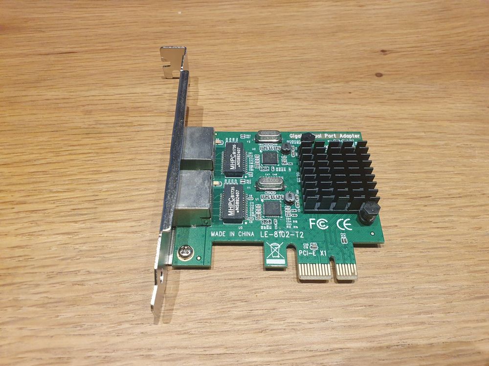 Dual RJ45 Realtek PCIe card | Kaufen auf Ricardo