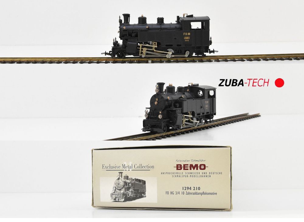 Bemo 1294 210 Dampflok HG 3/4 F0 H0m GS mit OVP (Gebraucht) in St ...
