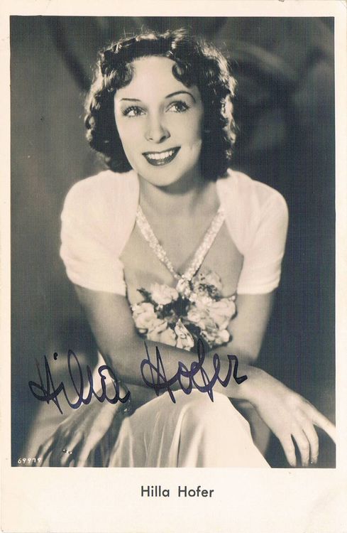Hilla Hofer 1914-90 Autogramm signiert Vintage Foto 9x14cm (Gebraucht) in Bischofszell für CHF ...
