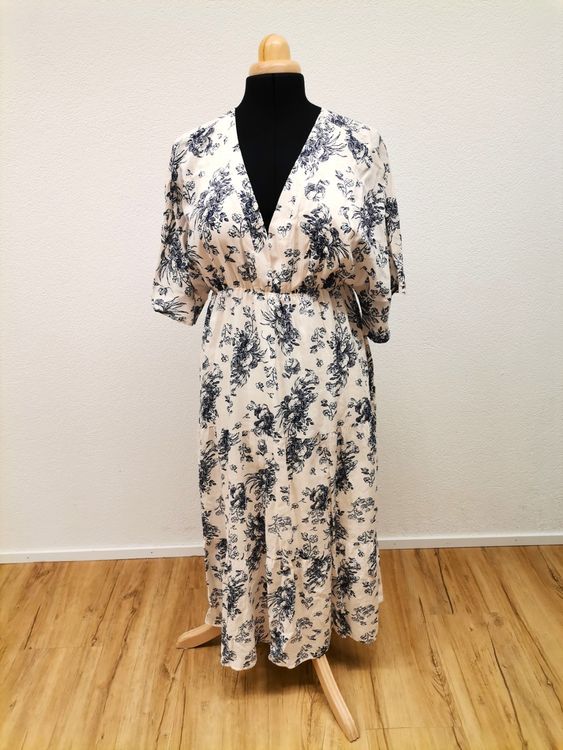 LILI & LALA weiss-blau geblümtes Kleid Gr. M (Gebraucht) in ...