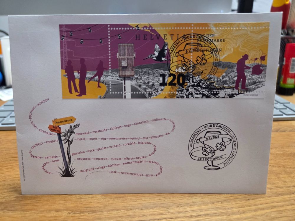 FDC Sonderblock Tag der Briefmarke Döttingen 2025 (Gebraucht) in ...