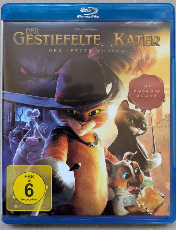 Der gestiefelte Kater: Der letzte Wunsch Blu Ray (Gebraucht) in ...