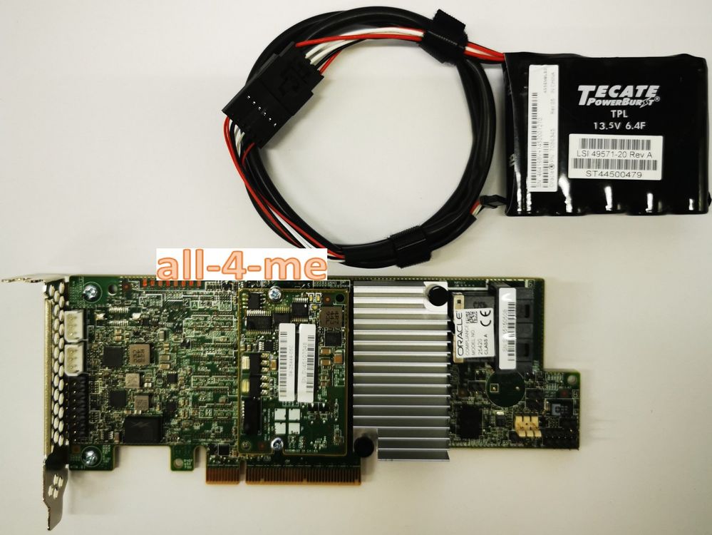 LSI MegaRaid 9361-8i SAS/SATA 12Gb/s SAS3108 PCIe 3.0 x8 HBA (Gebraucht ...