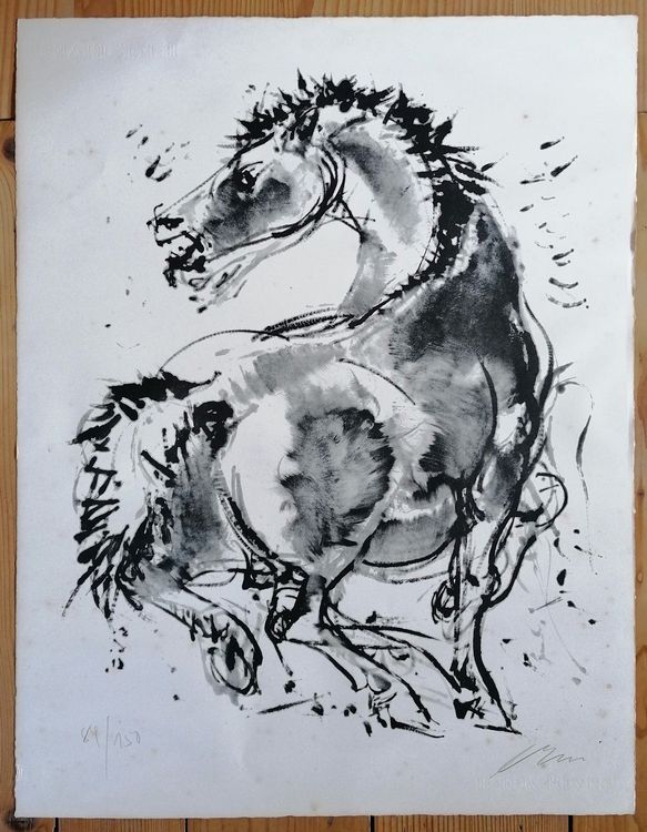 Hans Erni „Pferd“, signiert (Gebraucht) in Aarburg für CHF 102 – mit Lieferung auf Ricardo kaufen